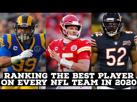 Ranking The Best Player From Every NFL Team In 2020!