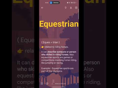 Equestrian meaning #equestrian #equestrain #meaning #ytshorts #vocabulary #yt #shortvideo