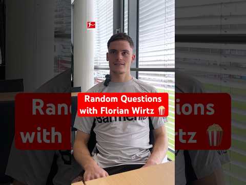 His Socks 😱 Random Questions with FLORIAN WIRTZ!