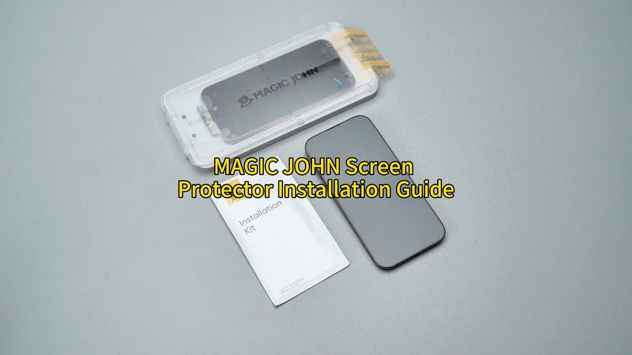 Magic John All New Screen Protector Application Tutorial