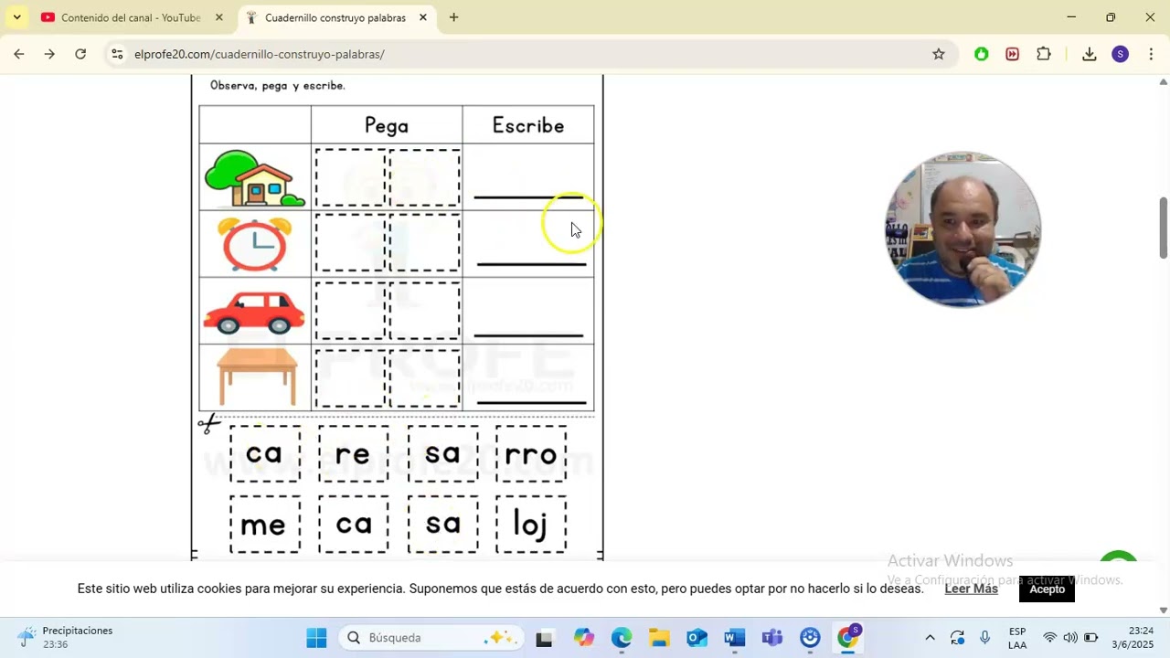 Word Building Workbook. Handy material for reading and writing.