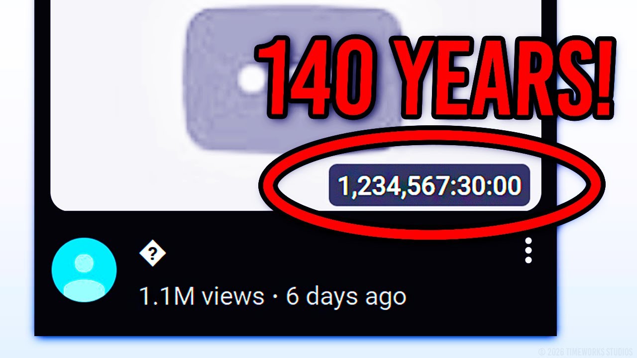 This Video Is 140 YEARS Long?! (EXPLAINED)