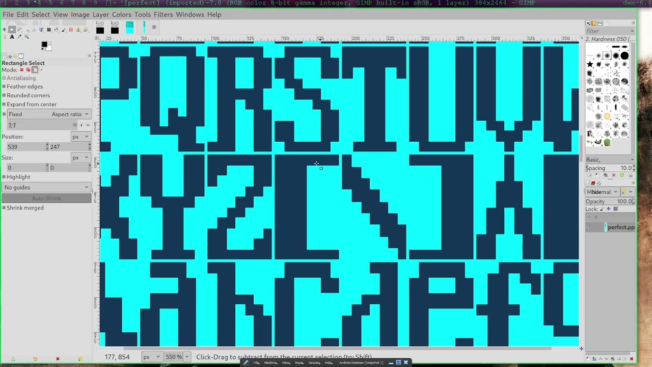 Converting true type font to bitmap image in C. TTF2BMP