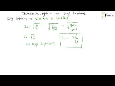 Characteristic Impedance and Surge Impedance Video Lecture - Power System (Video Lectures ...