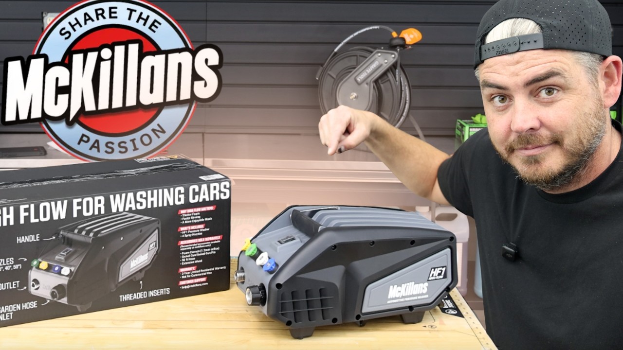 New McKillans HR1 High Flow PRESSURE WASHER - Full Test & Review