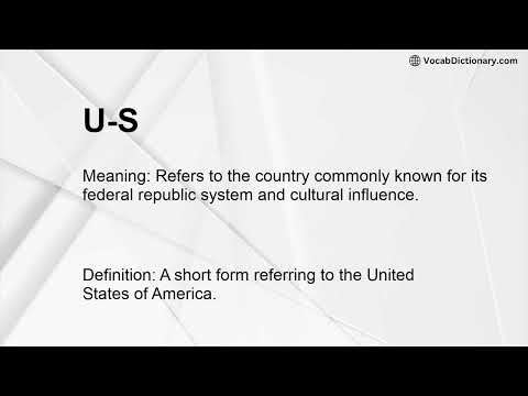 U-S Meaning