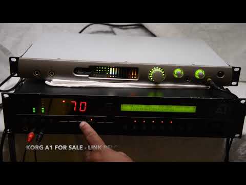 Korg A1 effects processor | Reverb