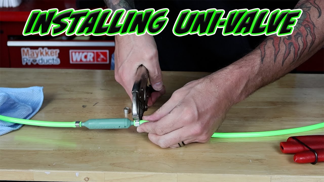 UNI-VALVE INSTALL AND XERO IN-LINE SHUT OFF VALVE