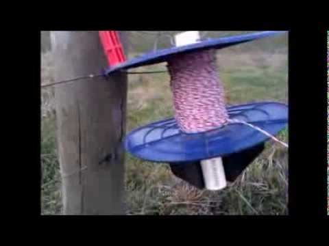 Make your own Wind-up Reel for electric fencing wire