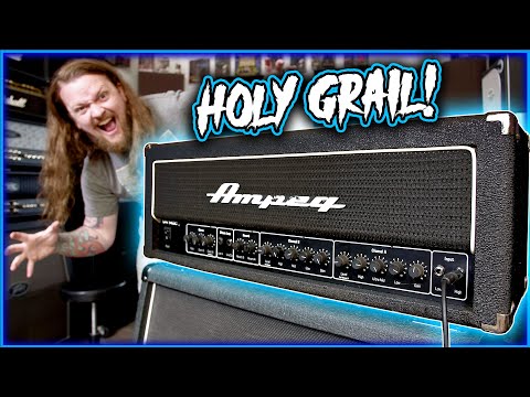 Ampeg VH-140c Head V1 1990s - Black Tolex | Reverb