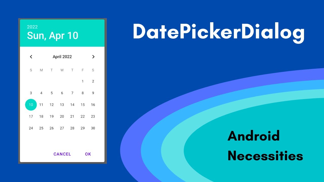 Android Date Picker Dialog | Kotlin 2022