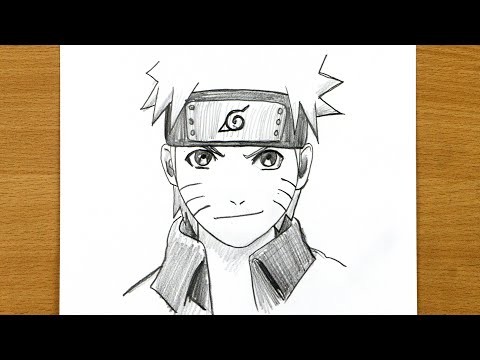 Easy Naruto Drawing | How to Draw Naruto Uzumaki Step by Step | Drawing for Beginners