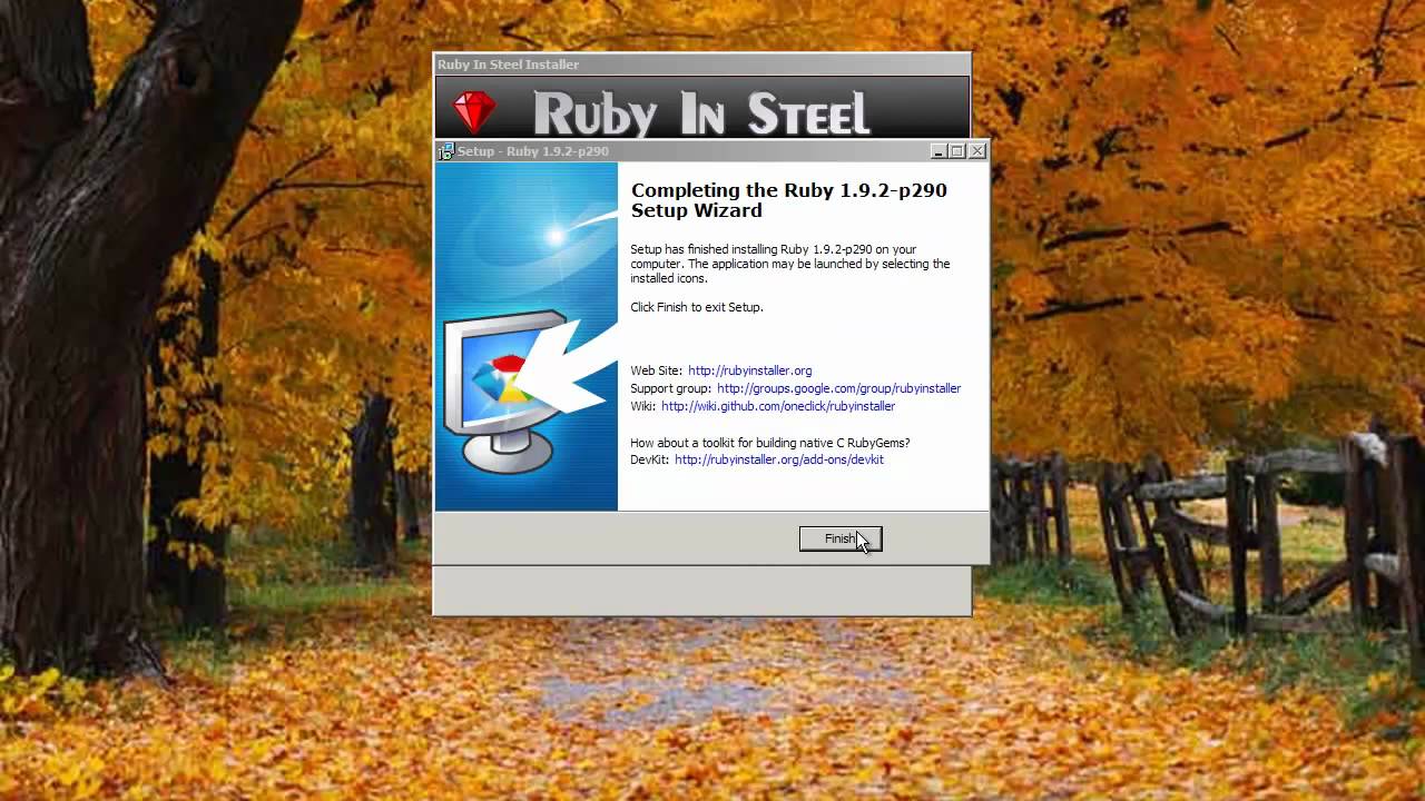 Install Ruby In Steel 2 into Visual Studio