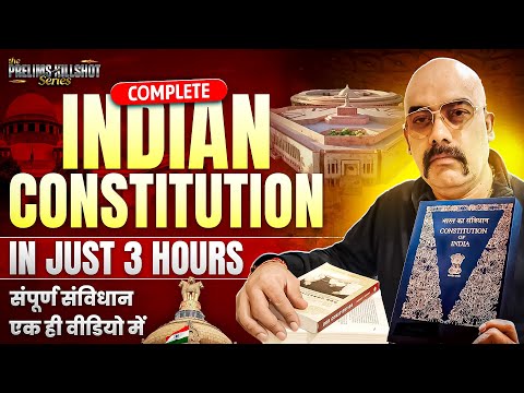 COMPLETE Indian Constitution in One SHOT! Dr. Sidharth Arora Polity | UPSC Prelims 2025 KillSHOT
