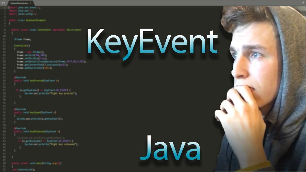 Setting up KeyEvents in Java