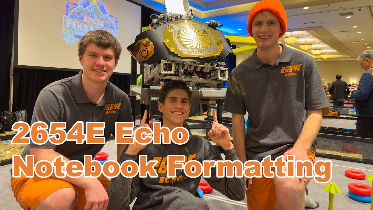 2654E Engineering Notebook/Explanation Video Release - V5RC > High ...