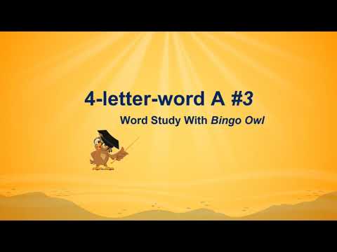 Scrabble 4-letter-word study A #3