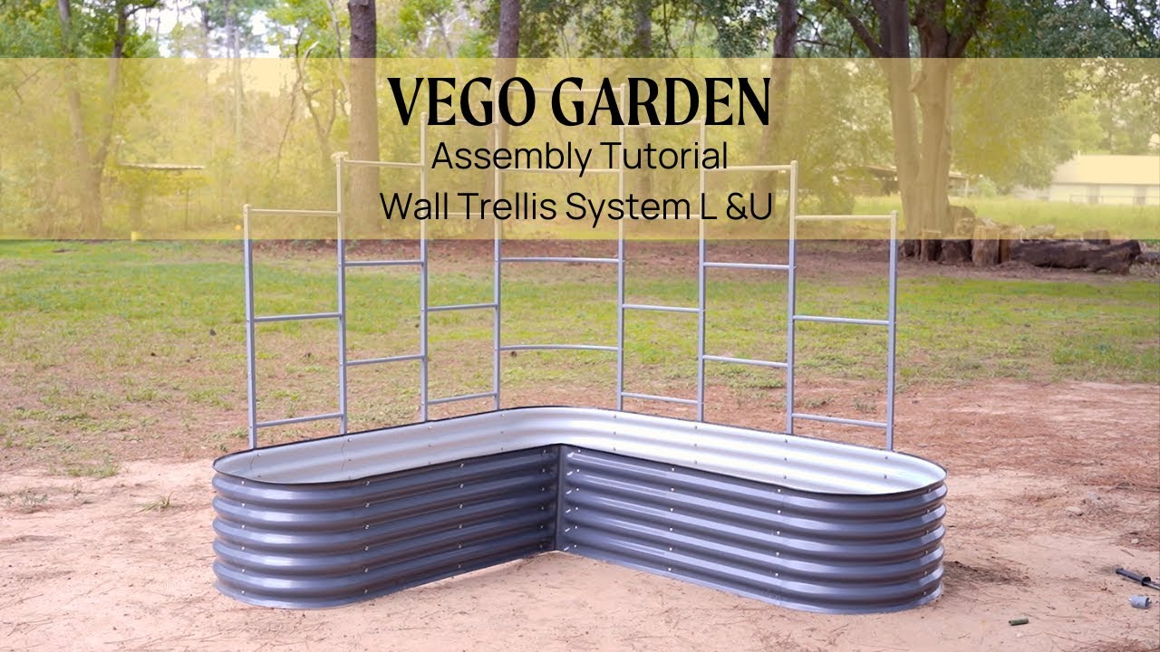 Wall Trellis System L & U Generation 2 Assembly Tutorial | Vego Garden