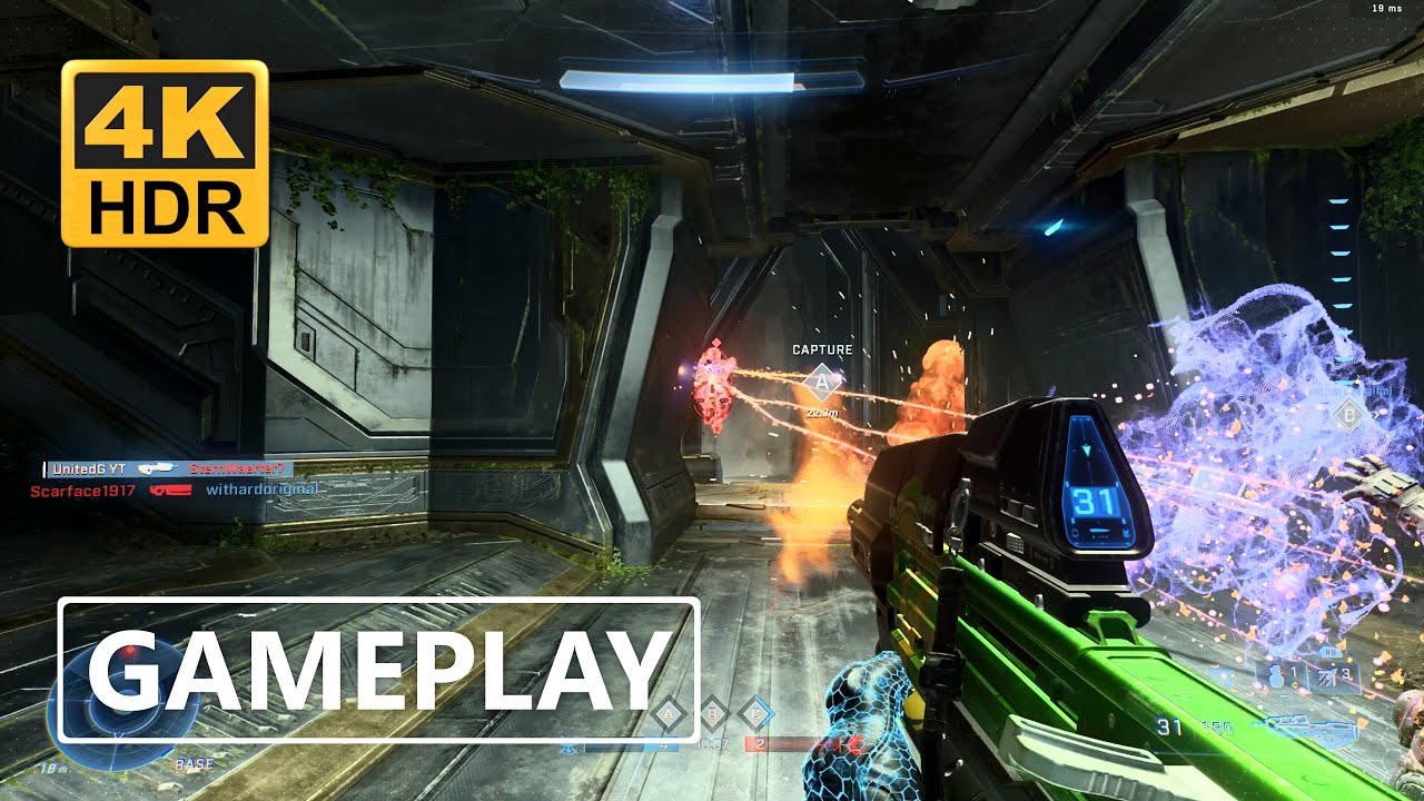 Halo Infinite 4K HDR Gameplay on Xbox Series X