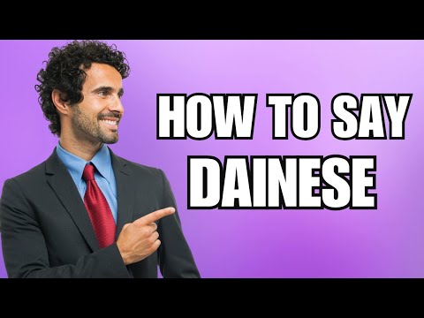 How To Pronounce Dainese (Correctly)