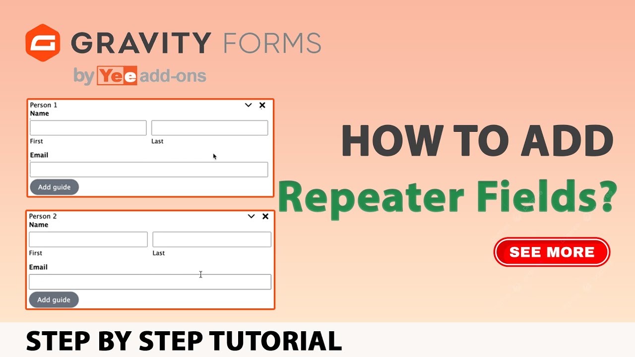 Using Gravity form with Repeater Field