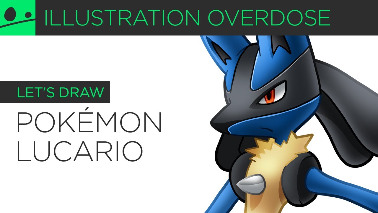 Let's Draw Pokemon 448 - Lucario