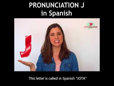 Pronunciation J in Spanish 🗣️🙂