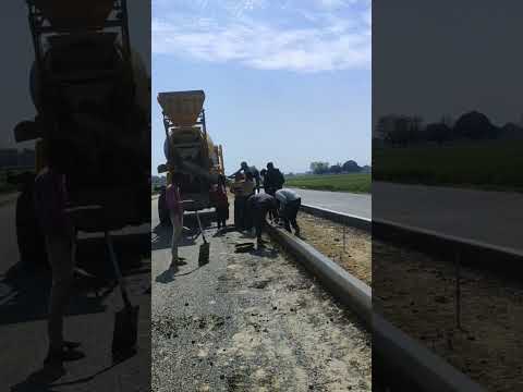 Azamgarh University | 4 Lane Road Divider Making #trend #viral #divider #highway #azamgarhuniversity