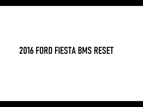 FORD FIESTA BATTERY BMS RESET