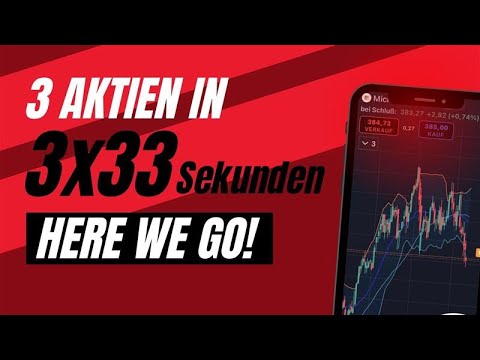 3 Charts in 3x33 Sekunden – Heute mit Microsoft, Rheinmetall und dem Dow Jones!