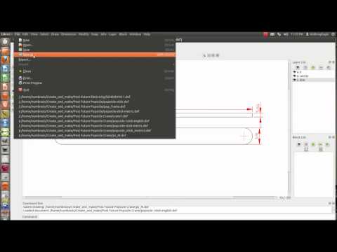 English to Metric and A good use for layers with LibreCAD. Video Lecture - LibreCAD: Become an ...