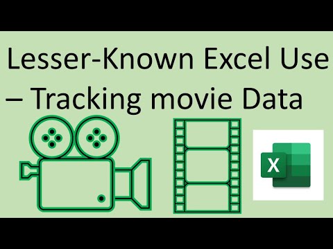Lesser-Known use for Excel -- Tracking Movie data with Data Types!