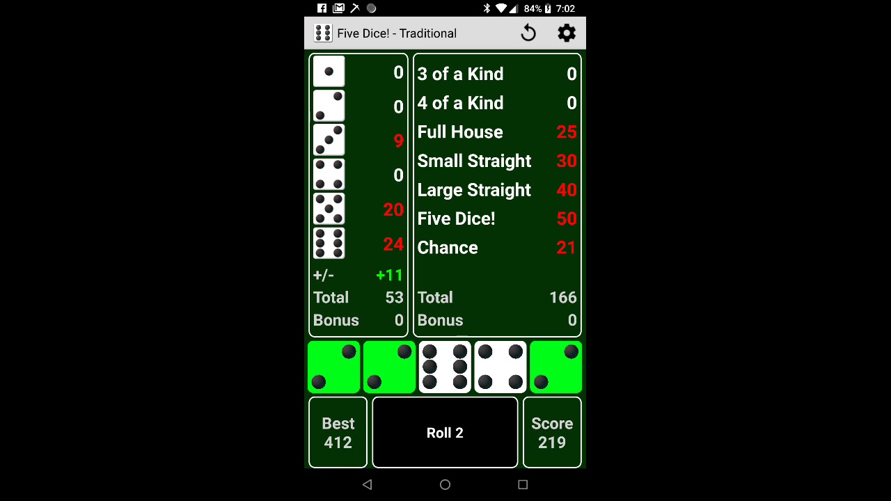 Five Dice!