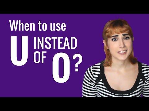 When to Use U Instead of O? - Ask a Spanish Teacher