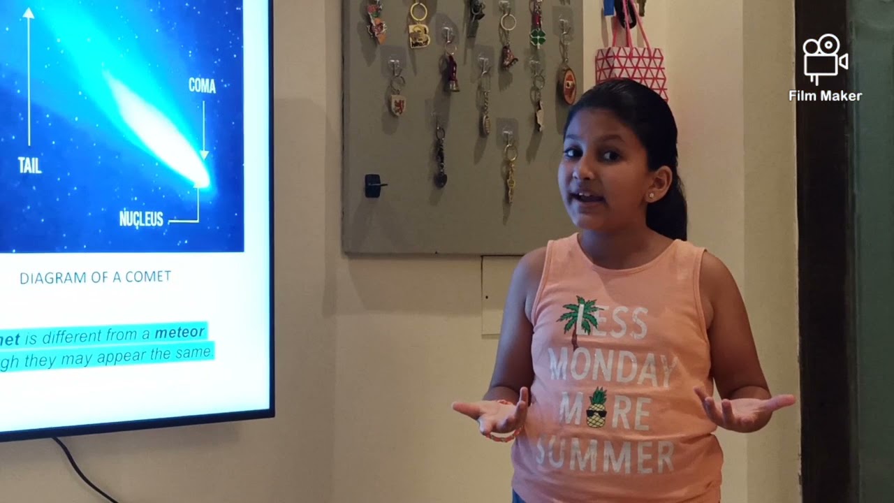 Presentation on Meteors & Meteorites; Planets, Comets, etc.