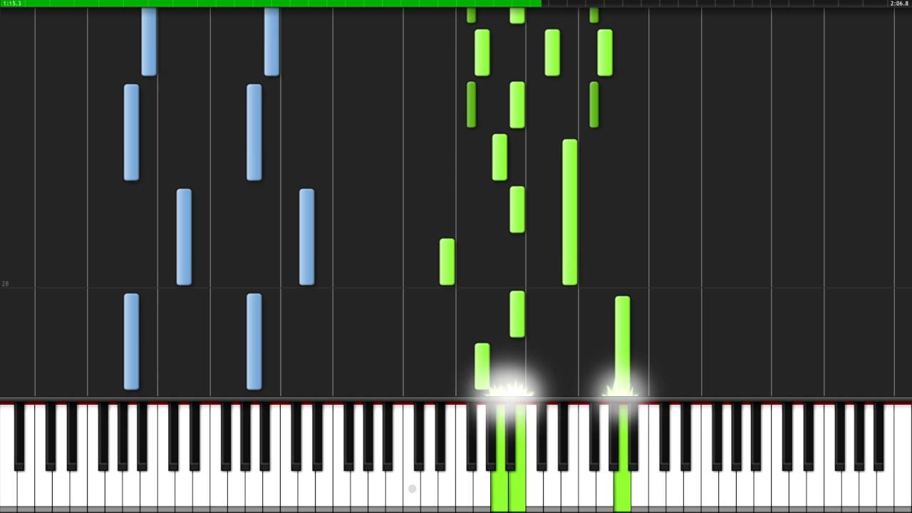 Waterfall - Undertale [Piano Tutorial] (Synthesia)