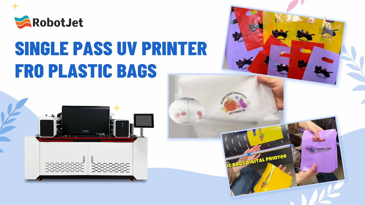 Single Pass UV Printer for Plastic Bags