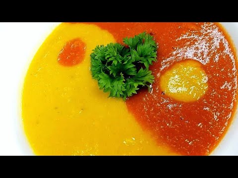 MUST WATCH!!!! YING YANG PUMMATO SOUP | COMBINATION OF TWO SOUPS IN ONE PLATE | NOT MIXED