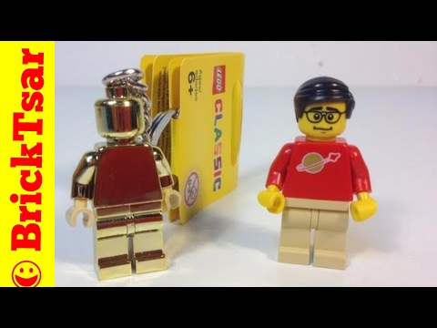 LEGO Chrome Gold Minifigure Key Chain 852688 - Before Mr Gold