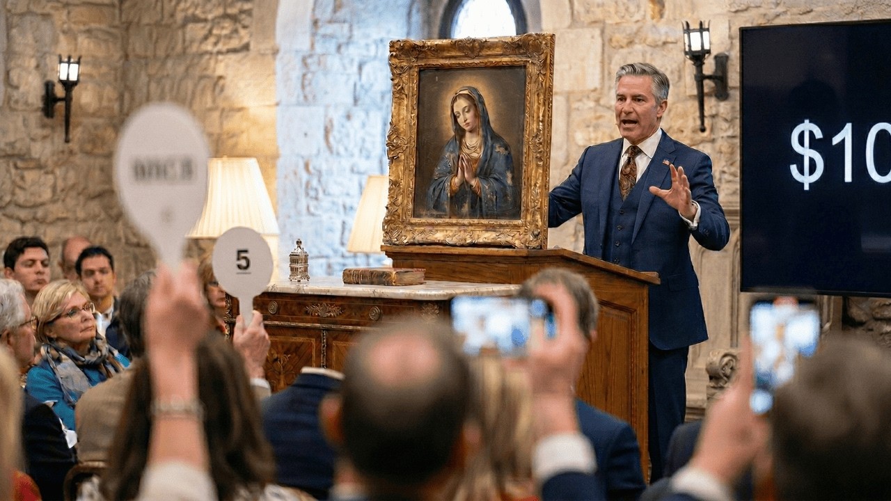 Man Buys Antique Painting of the Virgin Mary for 10 Dollars… What He Discovered Surprised Everyone