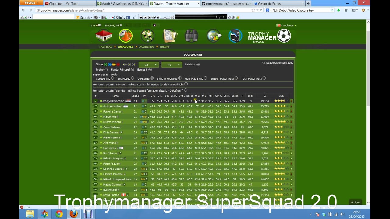 Trophymanager Super Squad 2.0 Demo