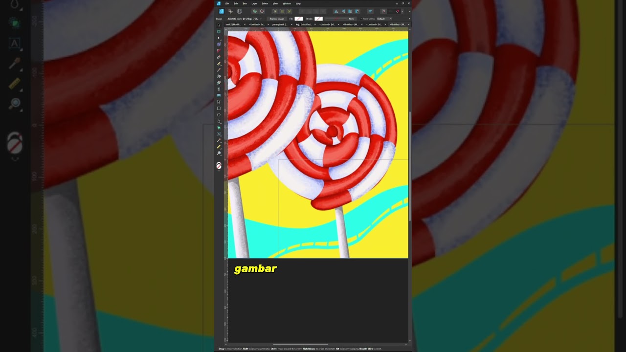 Perbedaan raster & vector? #ilustrasi #ilustrasidigital #rastervector #senidigital #kursusgratis