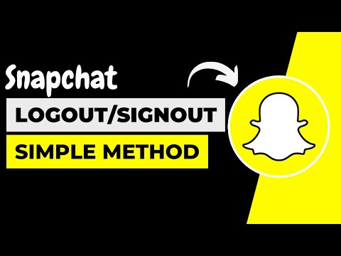 Snapchat Logout /Sign Out - How to Logout of Snapchat Account !