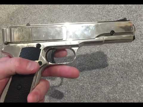 Chrome G10 .177 18 BB Shot Repeater Air Gun Pistol.