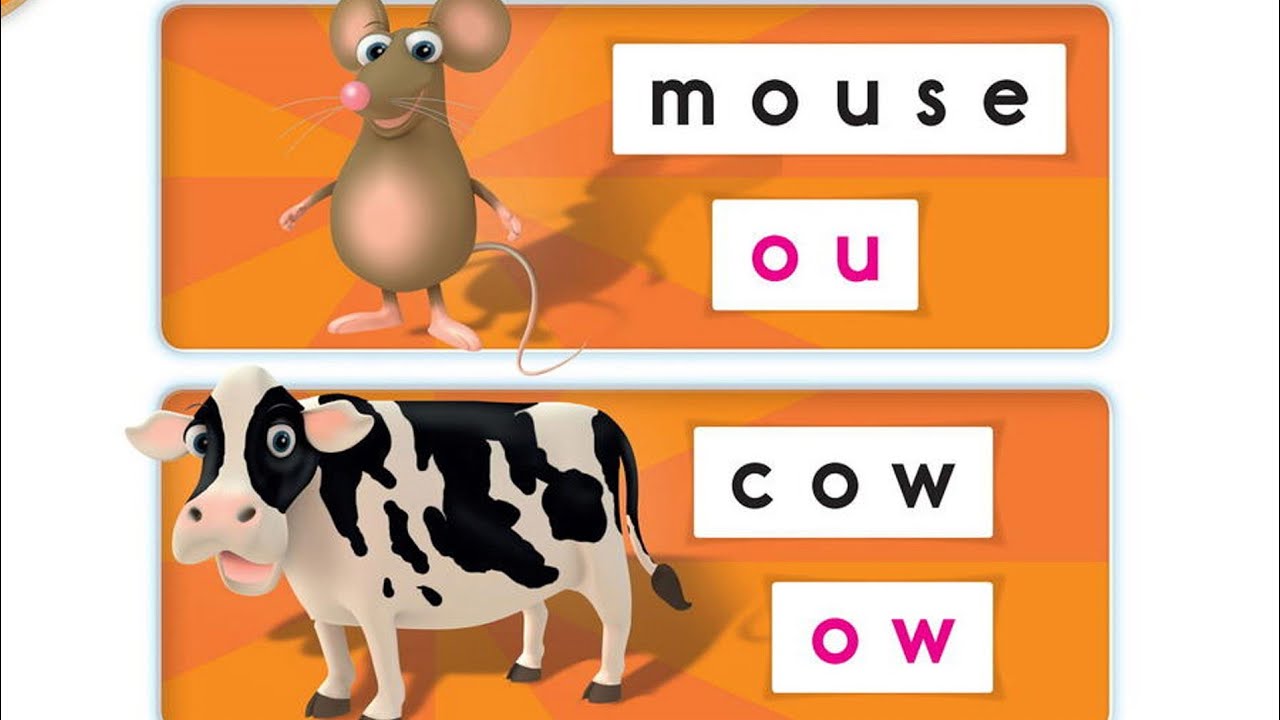 Oxford Phonics World student book level 5 - Letter Combinations - disc 1 - Unit 2 - ou ow - mouse
