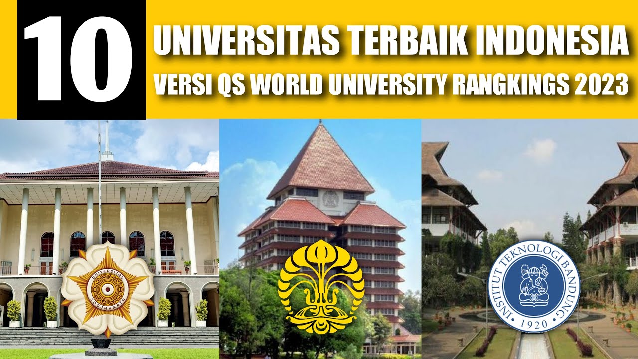 Ini Dia! 10 Kampus Terbaik di Indonesia versi QS World University Rangkings Tahun 2023