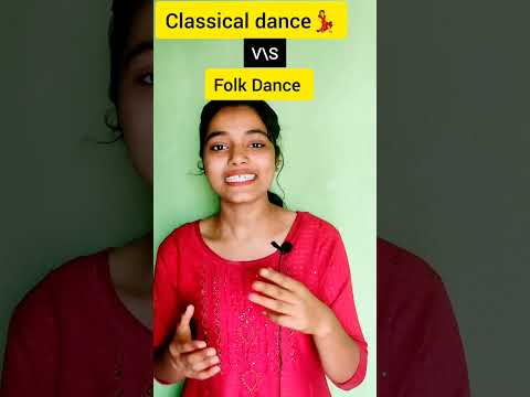 Difference between Classical dance and Folk Dance ||With point wise #shortsvideo #Neha Eknar