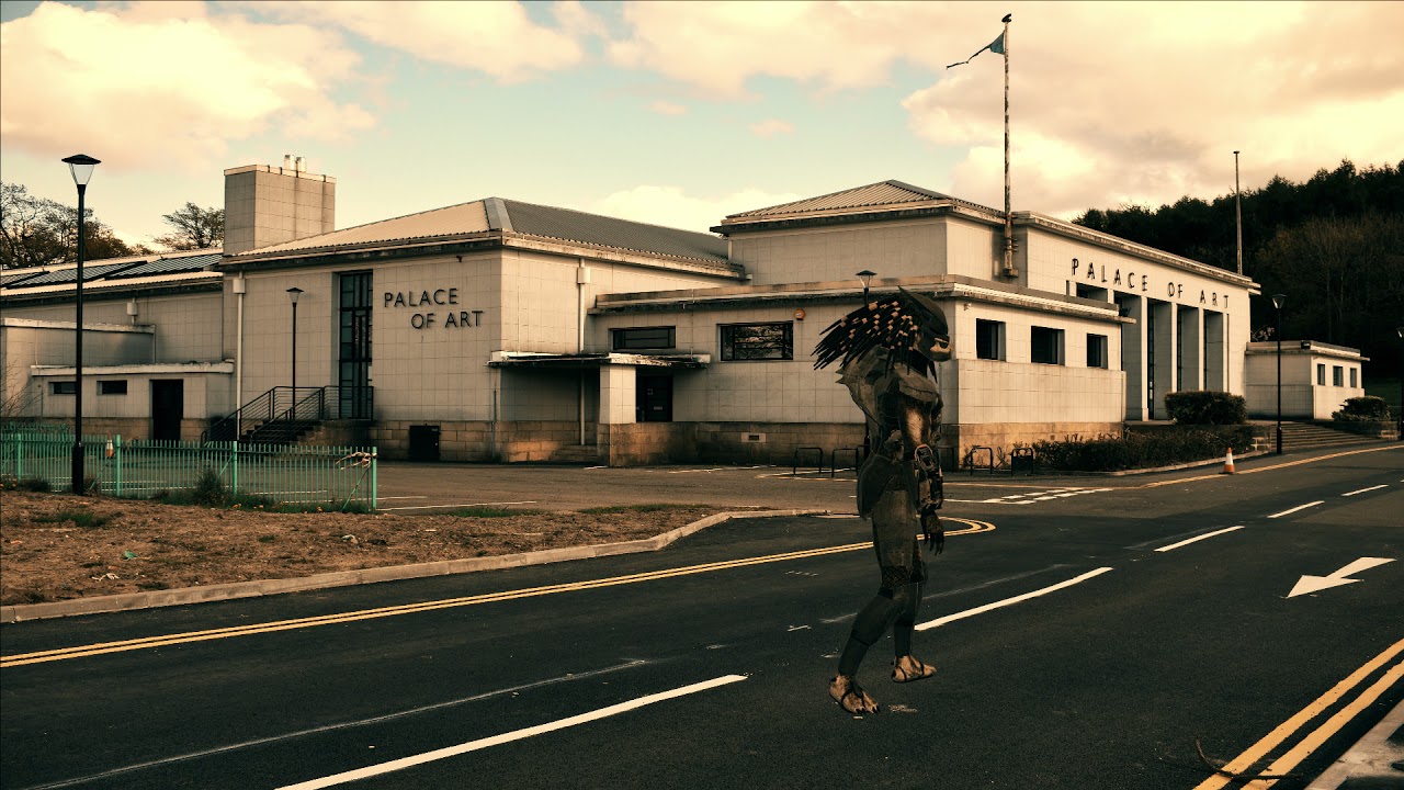 Predator  3d model animation