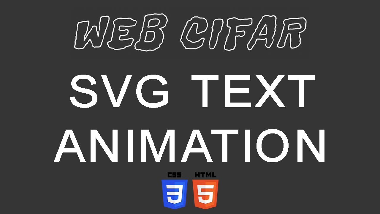 SVG Text Animation With CSS | HTML & CSS Tutorial 2020