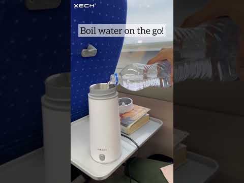 We tested if we can use this portable travel kettle in Vande Bharat Express 🚂 #shortsyoutube #short